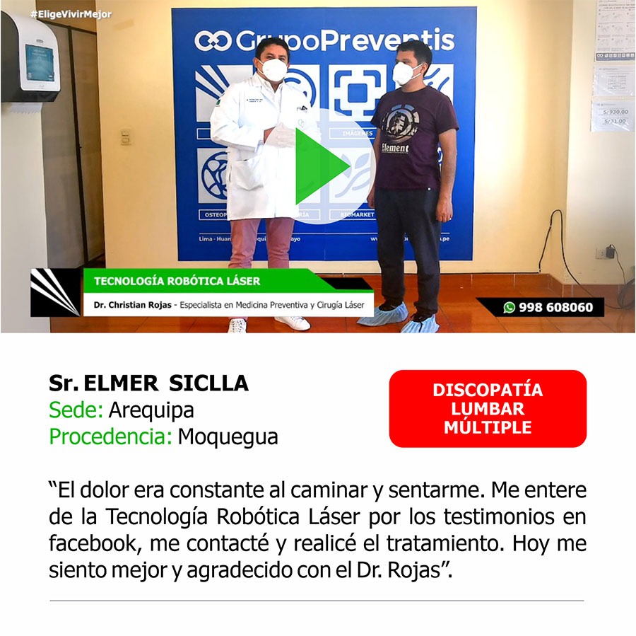Discopatía Lumbar Múltiple | TESTIMONIO - Medilaser LATAM